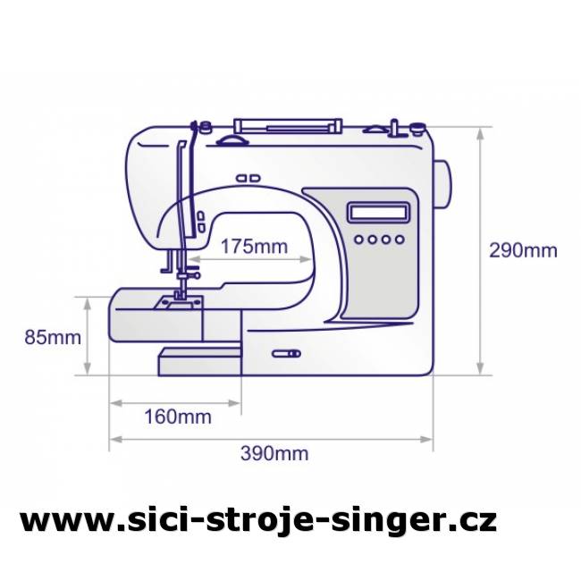 Šicí stroj SCM 986 - šicí stroje Singer
